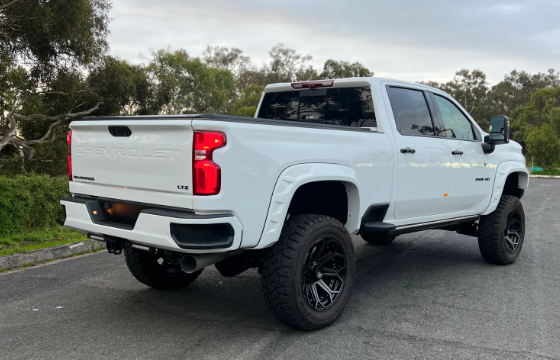 BUSHWACKER CHEVY SILVERADO 2500HD 2020+ DRT STYLE FLARES – Elite Diesel ...